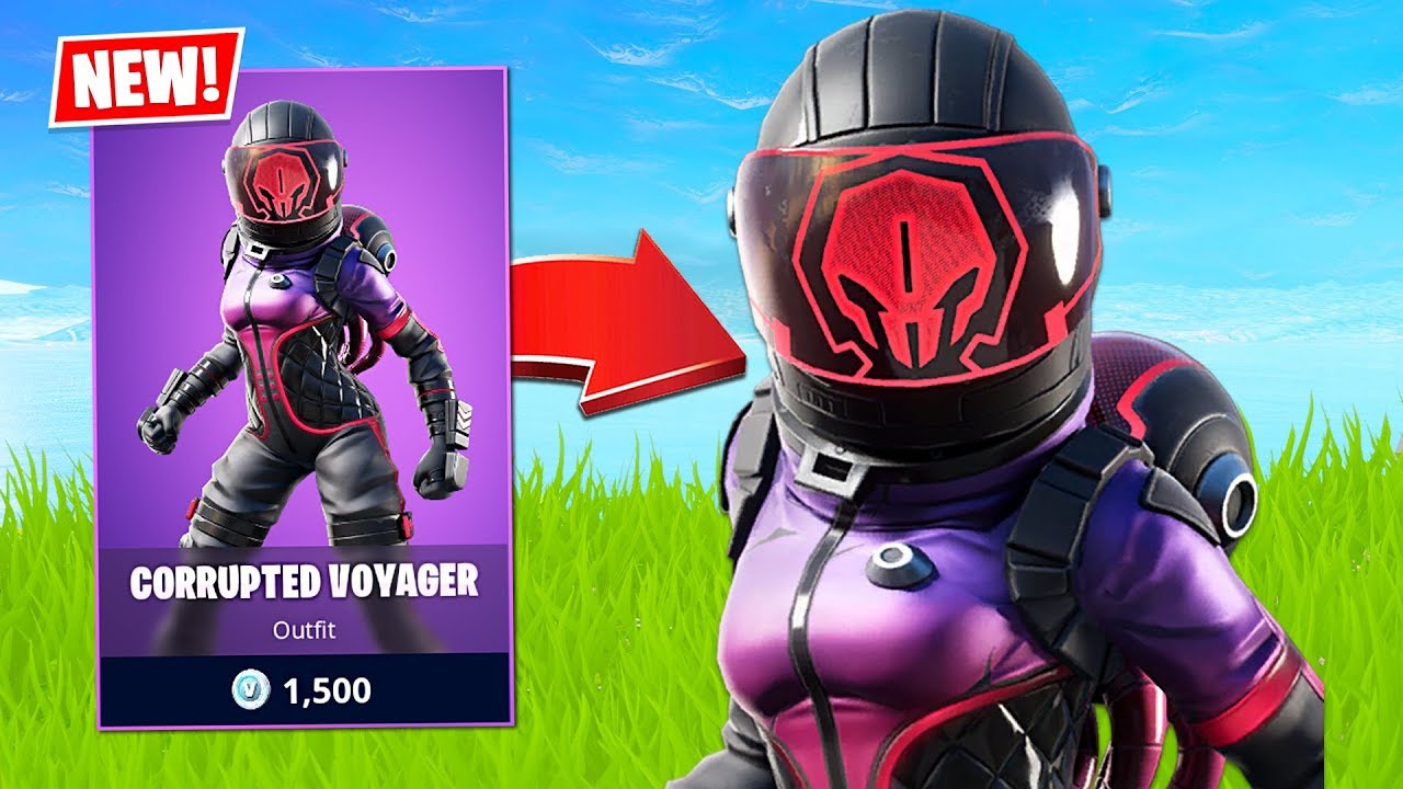 New Corrupted Voyager Skin! (Fortnite Battle Royale) - YouTube