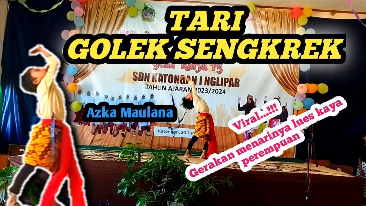 Waow .. Azka Maulana Bisa Menari Kaya Perempuan Luesnya ?? | Tari Golek ...