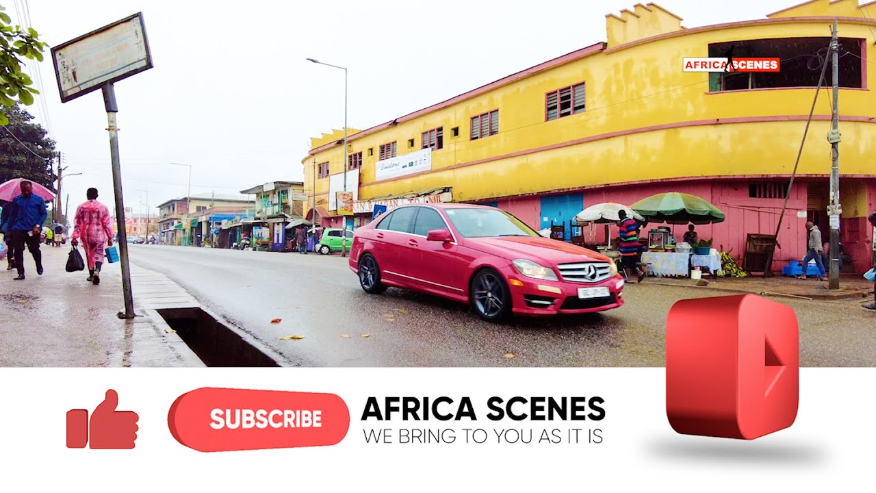ZONGO POLICE 🚓 STATION to ASAFO MARKET IN KUMASI GHANA | WEST AFRICA ...