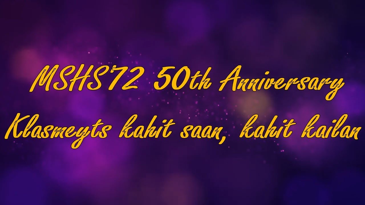 MSHS 72 GR2023 Greetings YouTube mshs-72-gr2023-greetings-youtube