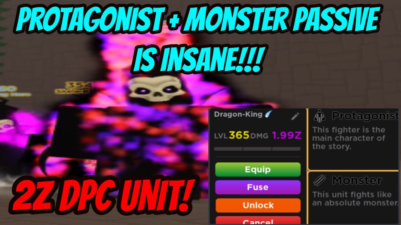 I got the new Protagonist Pasive on my Monster Divine Unit !!! Thats ...