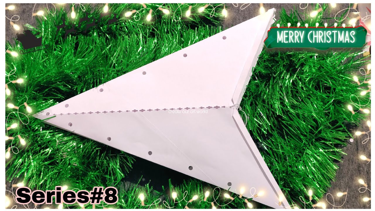 A4 Sheet Paper Star | How To Make 3D Christmas Star | Christmas Special ...