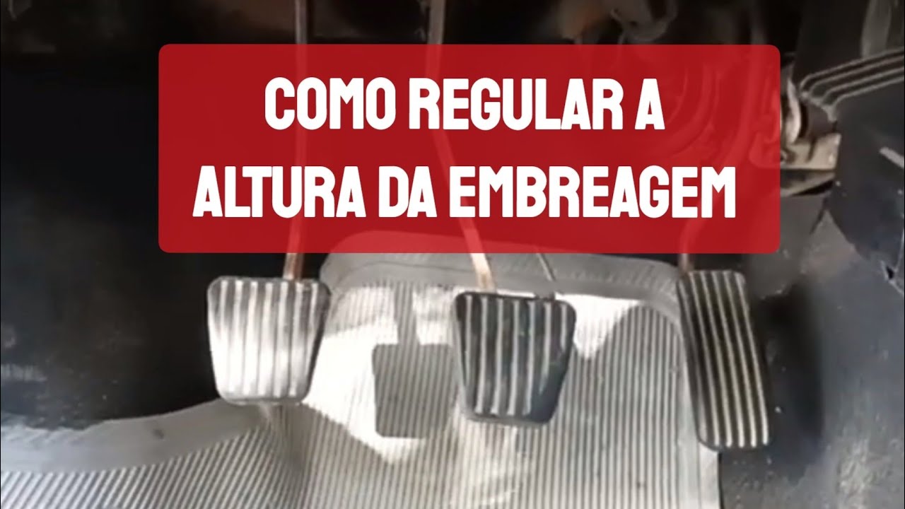 COMO ALINHAR O PEDAL DE EMBREAGEM - EMBREAGEM DESALINHADA COM O FREIO ...