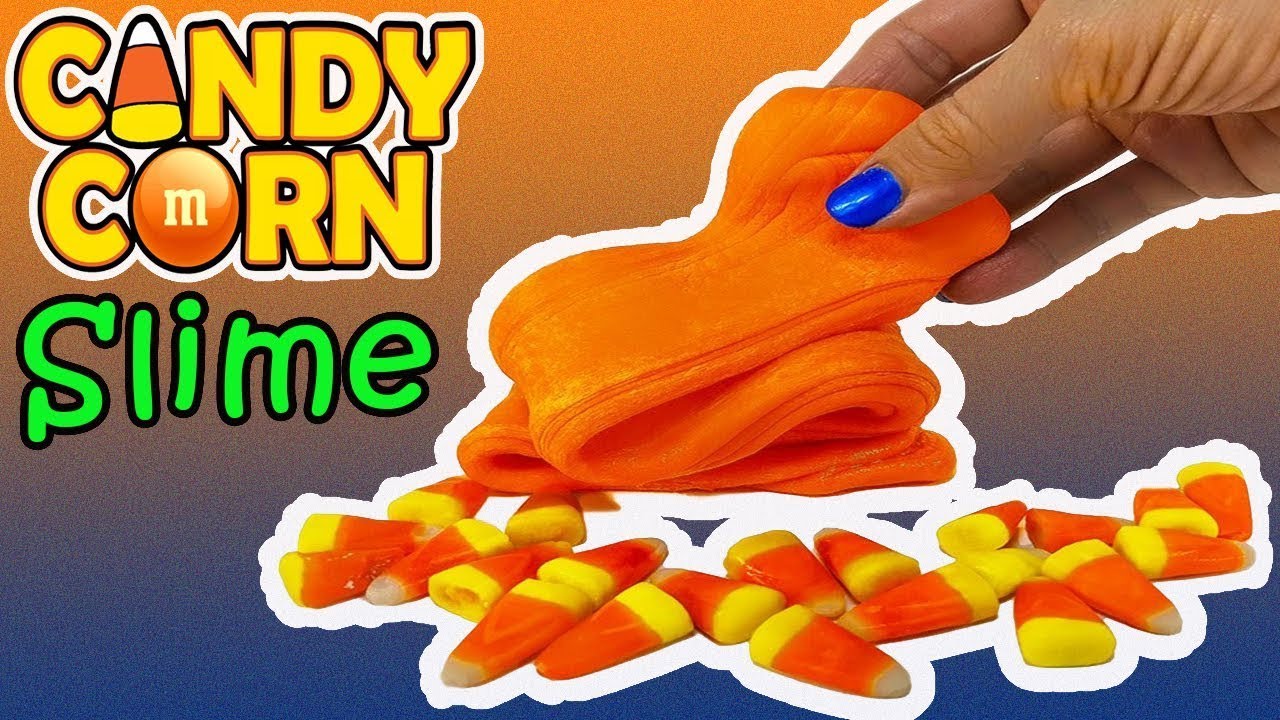 DIY Candy Corn Slime~ the best Halloween Treat! Edible, candy corn ...