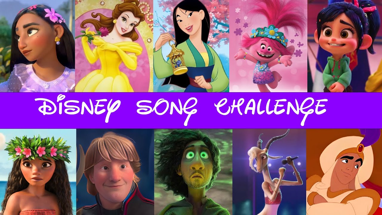 Disney Song Challenge | Guess the Character Behind the Magical Melodies ...