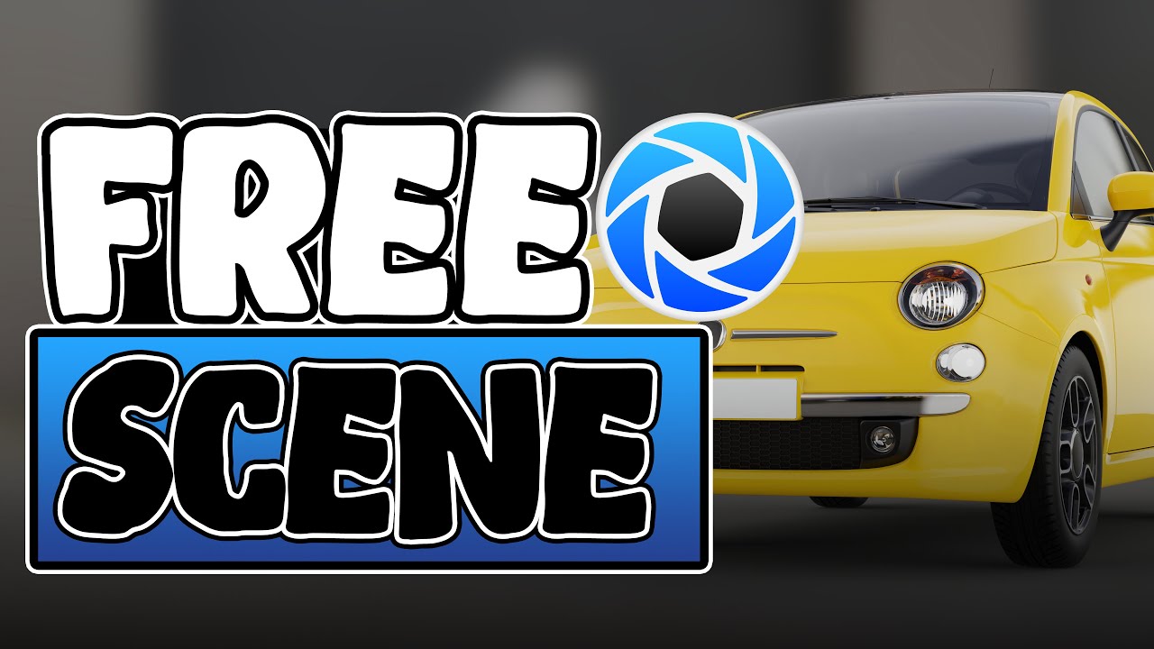 3D KeyShot City Car Scene Rendering - YouTube