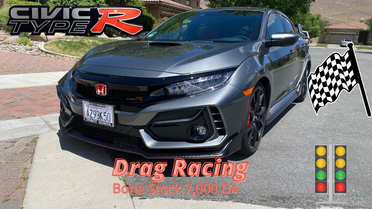 2020 Honda Civic Type R Drag Racing - YouTube
