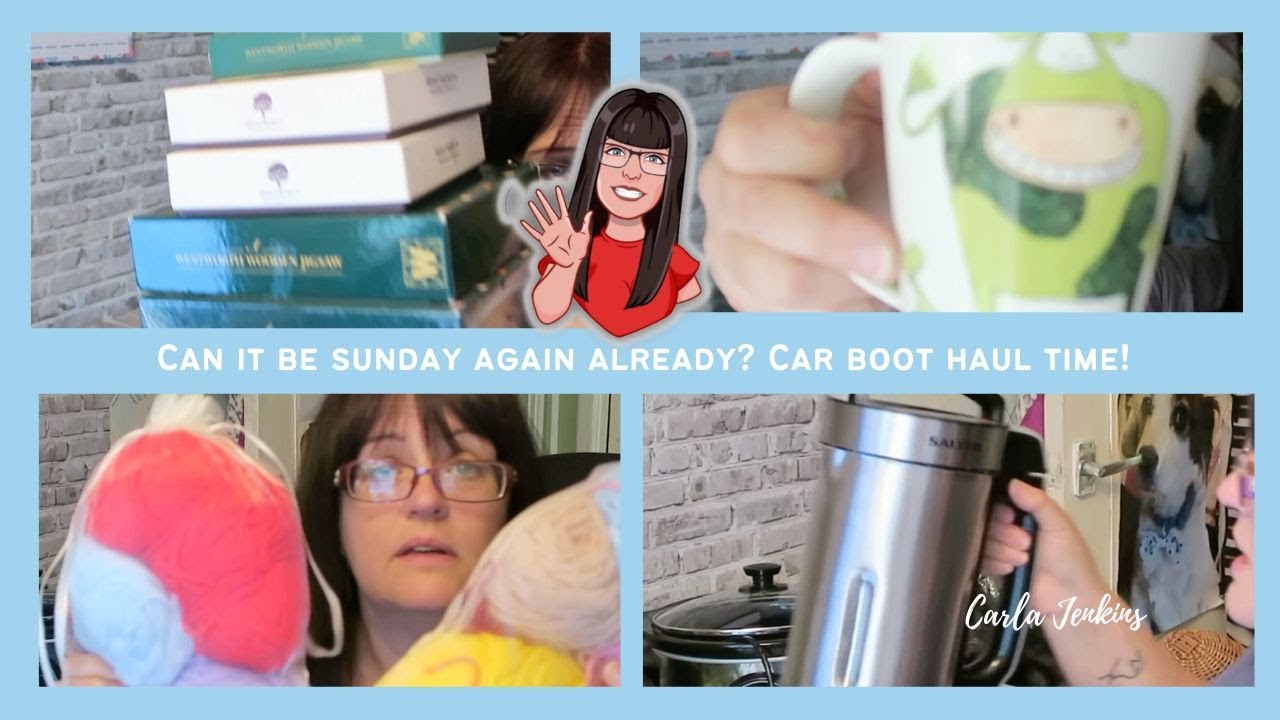 SUNDAY CAR BOOT HAUL FROM 2 BOOT SALES - TO SELL ON EBAY | CARLA ...