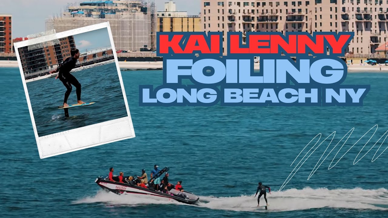 Kai Lenny Hydrofoiling Press Demo | Hurley 2017 | Long Beach, NYPDATED ...