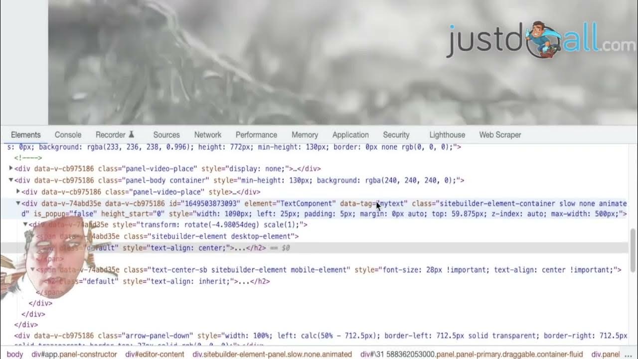 🥰 Builderall Cheetah : how to use Element's Tag Configuration with Javascript... - YouTube