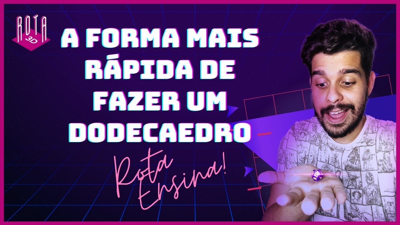 A FORMA MAIS RÁPIDA DE MODELAR UM DADO D12 - Trabalhando com surfaces e ...
