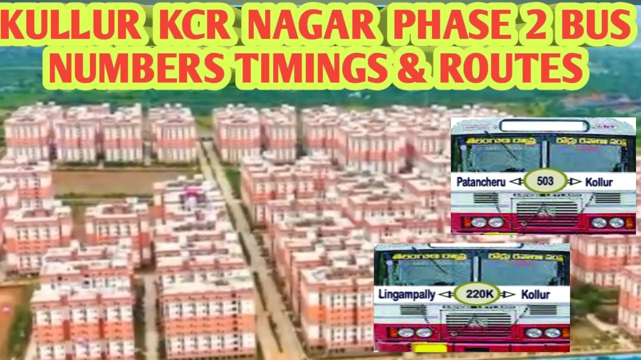 KULLUR KCR NAGAR PHASE 2 BUSES TIMINGS & ROUTES DETAILS /MGR News - YouTube