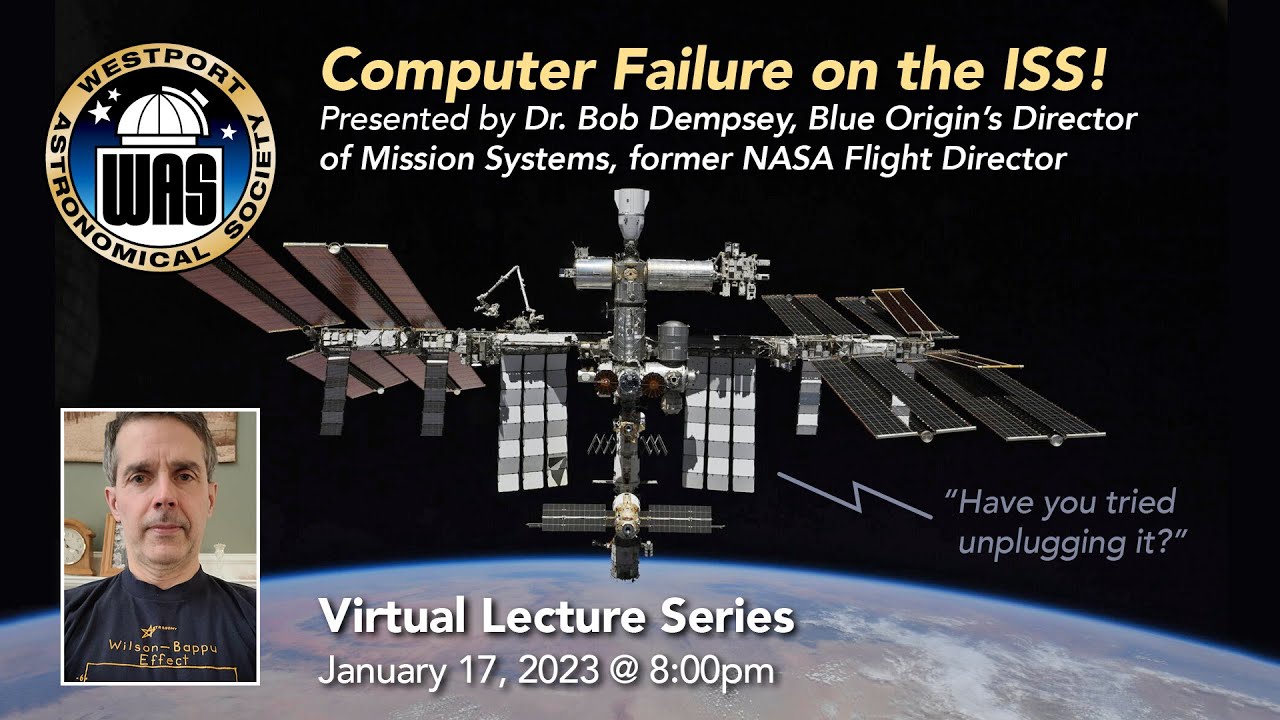 WAS January 2023 - Dr. Bob Dempsey, The Blue Screen of Death – The near ...