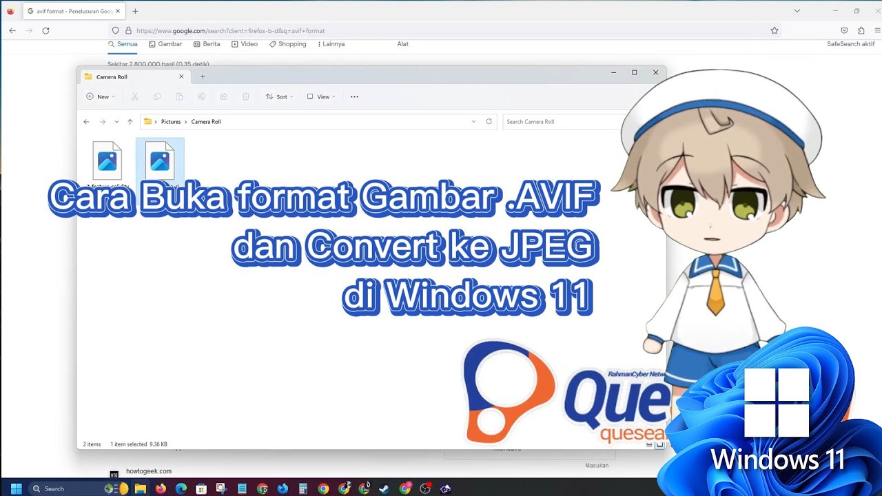 Bagaimana Cara Membuka Gambar .AVIF dan Convert ke .JPEG di Windows 11 ...