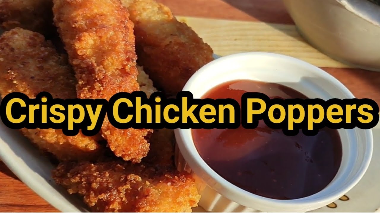 EASY LUNCHBOX RECIPE I HI-TEA SNACKS | CRISPY CHICKEN POPPERS | FREEZER ...