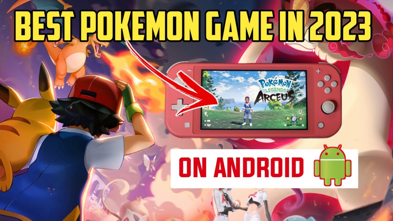 Top 3 Best Pokemon games for Android 2023 best Pokemon open world 🌎 ...