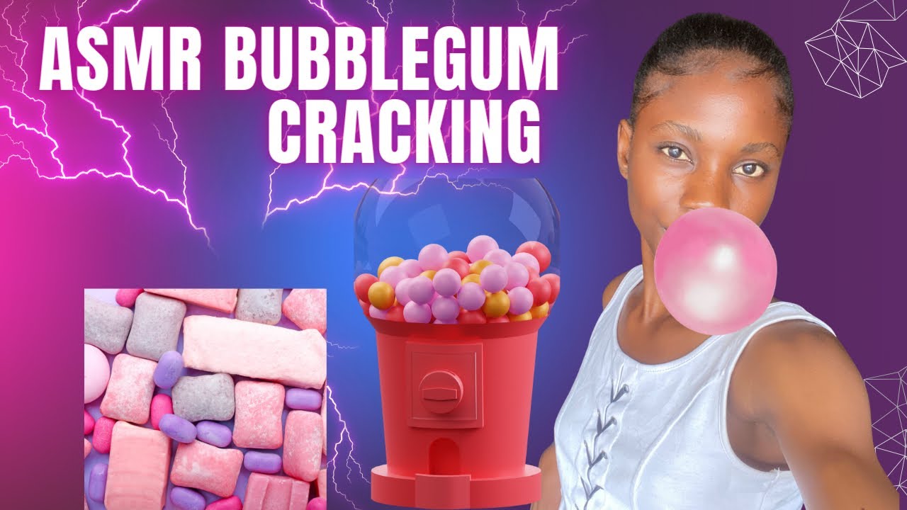 GUM CRACKING ASMR -SOFT WHISPERS - YouTube