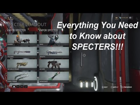 Warframe - Everything You Need to know about Specters!!! - YouTube