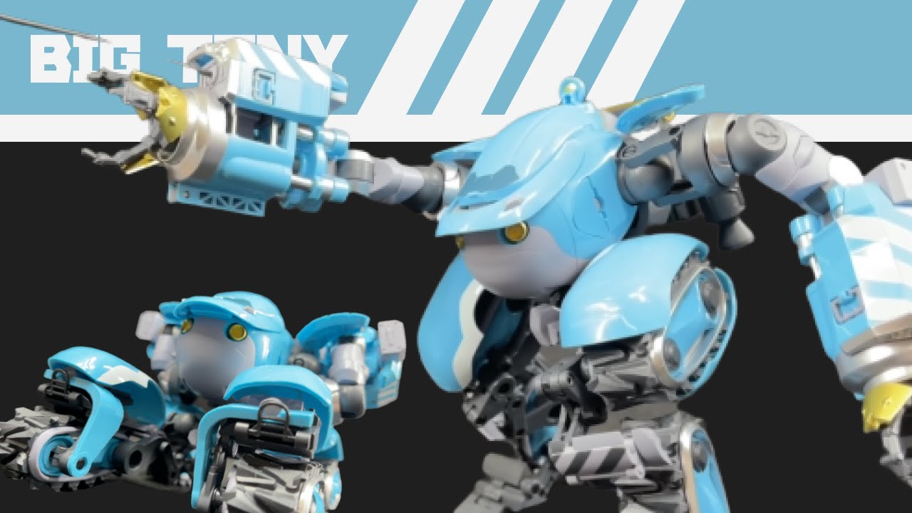 【SAKUGAN サクガン】BIG TONY ビッグトニー 無骨な主役メカ 【ROBOT魂】 - YouTube