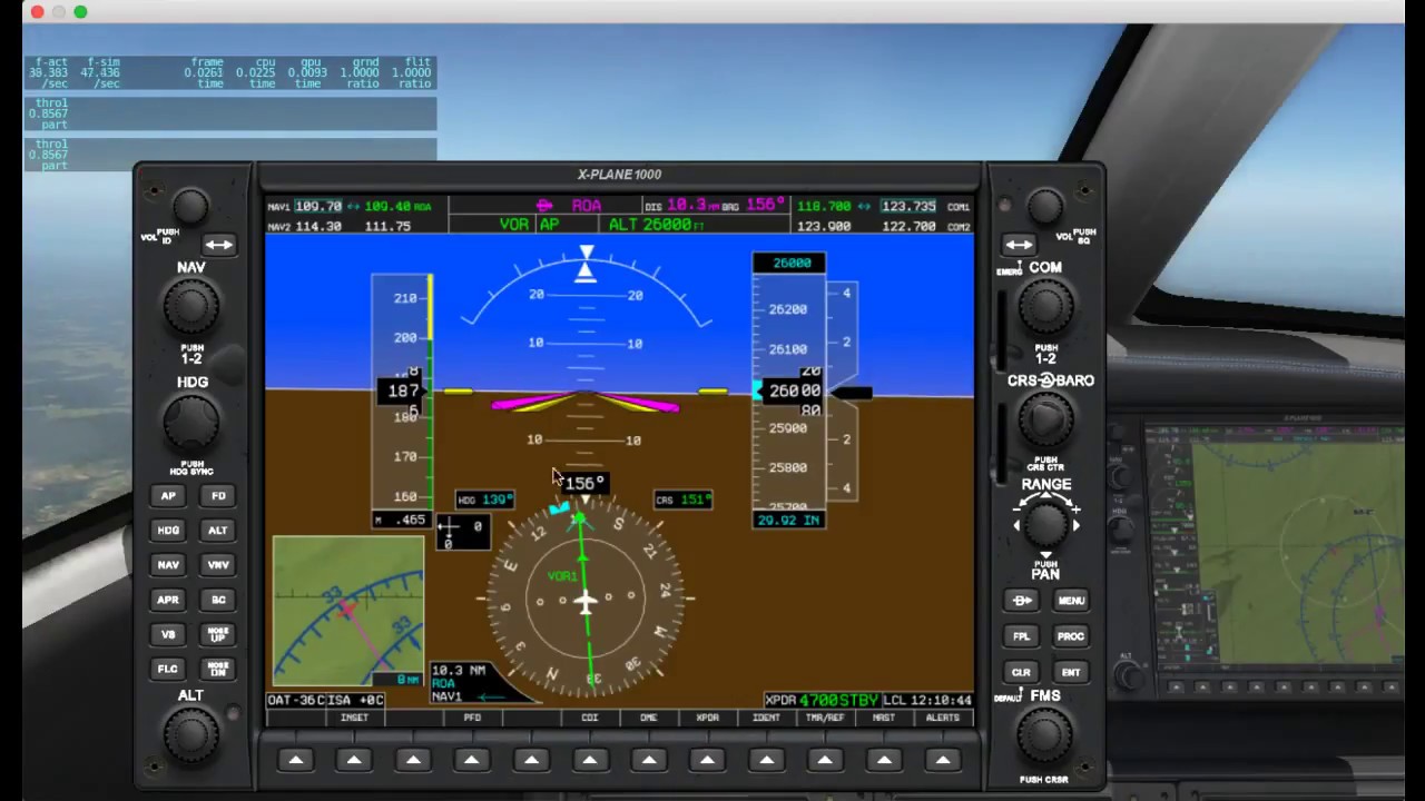 X-Plane G1000: VNAV - YouTube