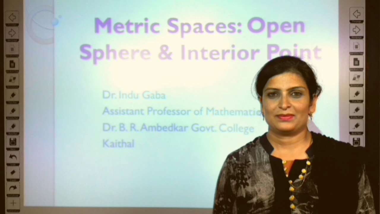 Metric Space part 3 of 7 : Open Sphere and Interior Point in Hindi ...