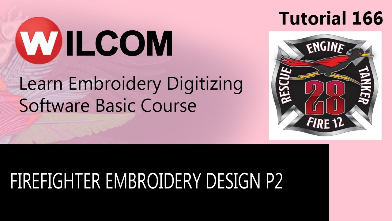 FIREFIGHTER EMBROIDERY DESIGN P2 - YouTube