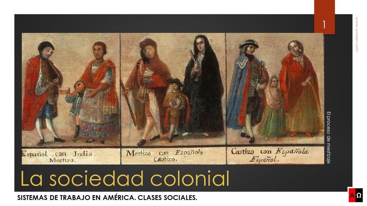 La sociedad colonial - YouTube