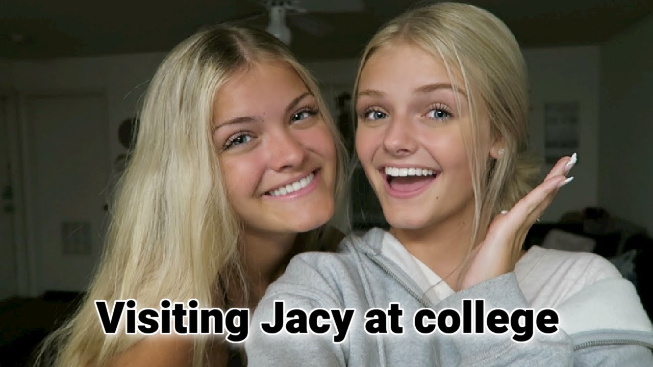 Visiting Jacy at college - YouTube