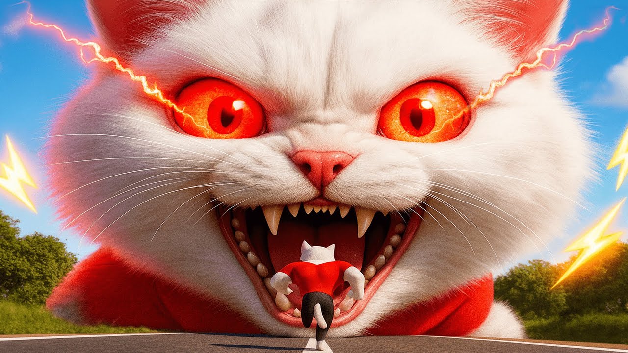 😱 The Cat Who Ate a Worm and Became a MONSTER! 🐛🍽️ | Crazy CGI ...
