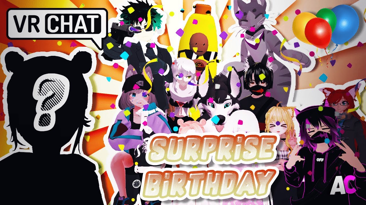 Surprise Birthday Party | VRChat Malaysia (Malay) - YouTube