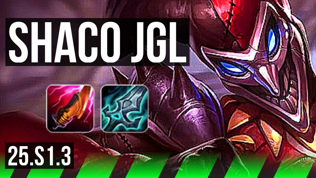 SHACO vs LEE SIN (JGL) | Dominating | KR Master | 25.S1.3 - YouTube