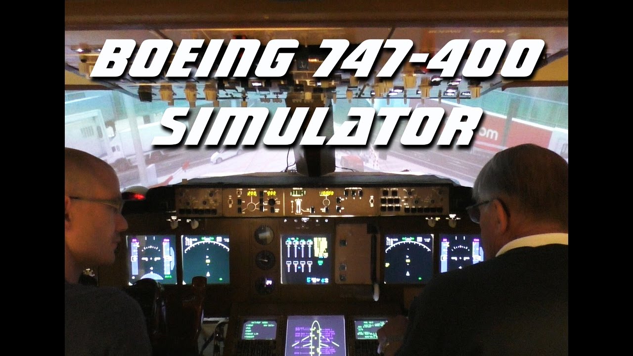 Boeing 747-400 simulator by Greg - YouTube