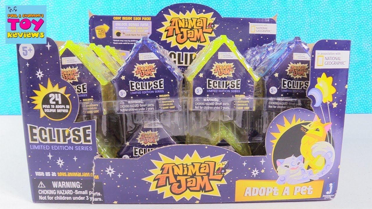 Animal Jam Eclipse Adopt A Pet Limited Edition Series Toy Review ...