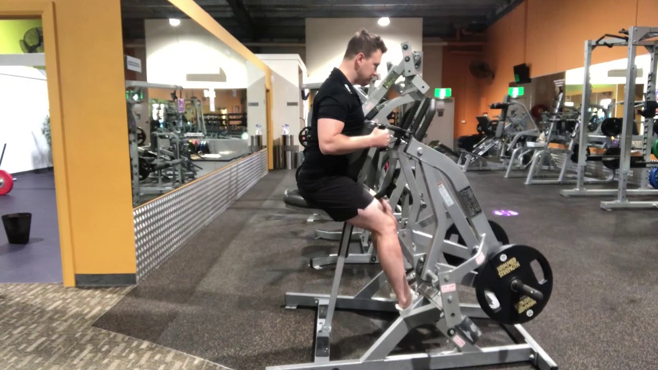 Row - Seated - Neutral Grip - HS Machine - YouTube