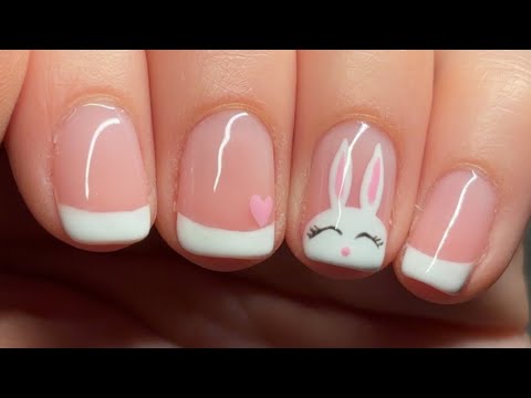 Bunny Kisses & French Tips! The Cutest Easter Nail Art You'll Ever Try 🐰🐣🩷