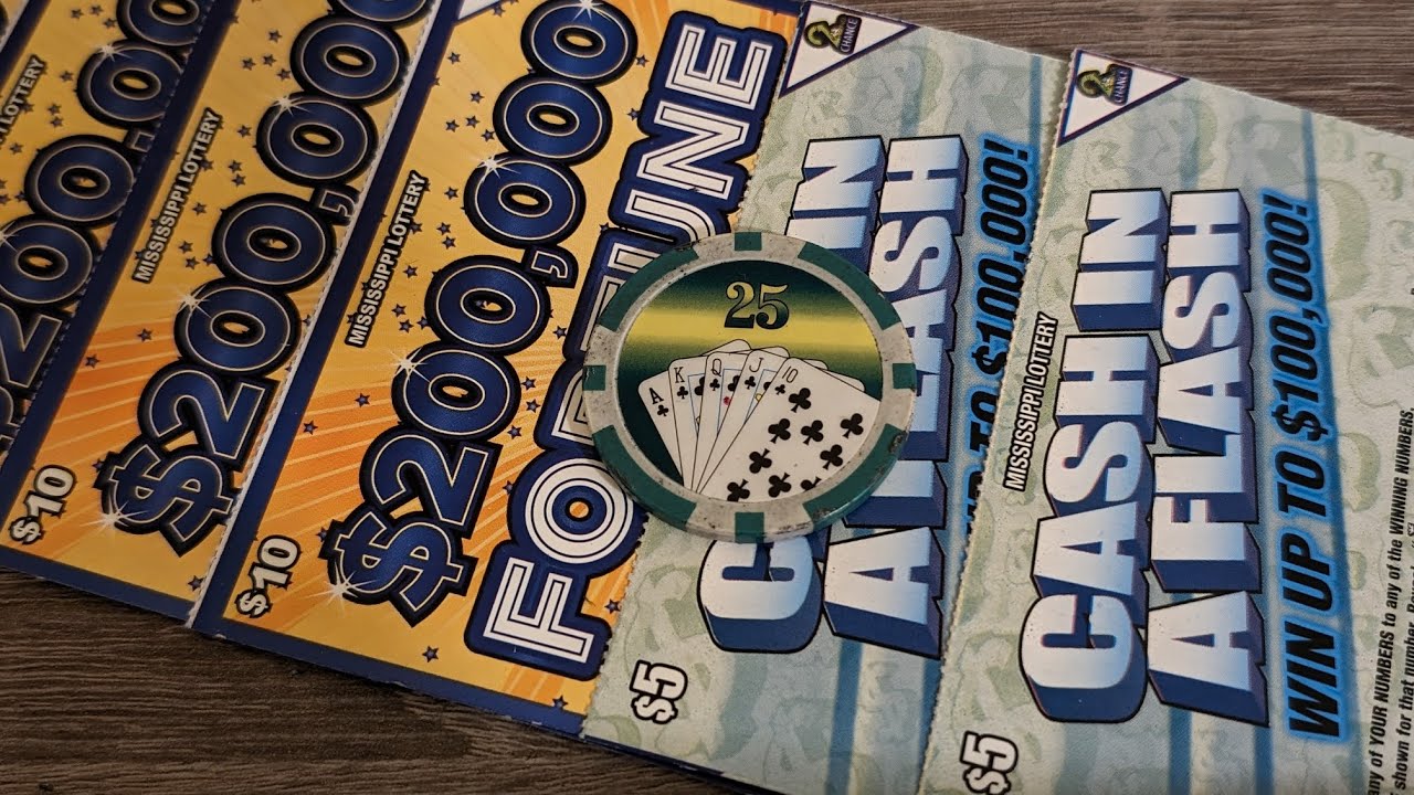 $10 - $200,000 Fortune & $5 - Cash In A Flash ( Mississippi Scratch Off ...