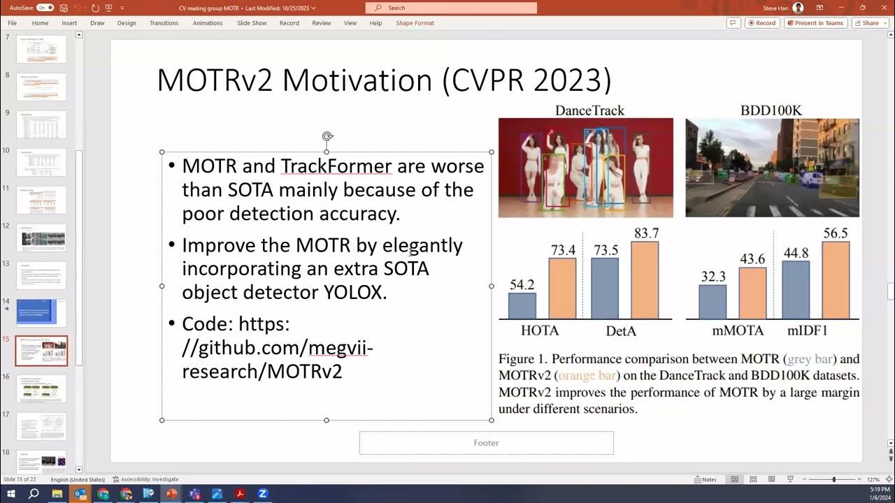 MOTRv2: Bootstrapping End-to-End Multi-Object Tracking by Pretrained Object Detectors - YouTube