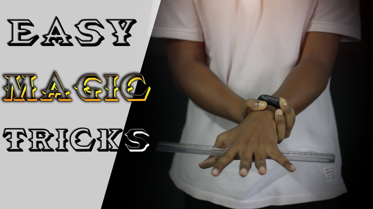 simple magic tricks with ruler - TUTORIAL | [#magic tricks TS] - YouTube