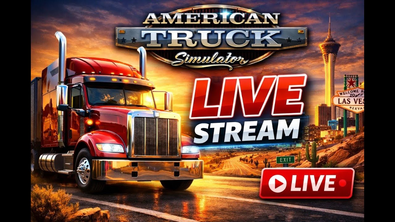 🔴 LIVE | Late Night Trucking 🌙 | ATS Live Stream - YouTube