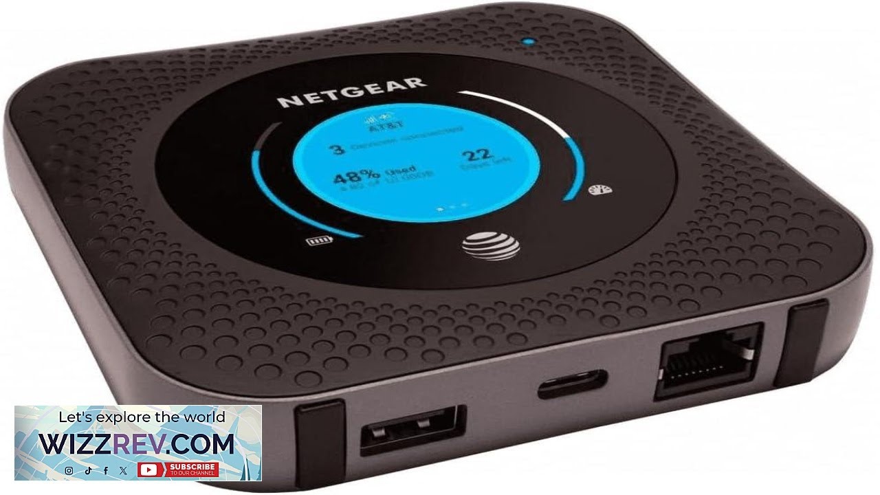 Netgear Nighthawk MR1100 4G LTE Mobile Hotspot Ethernet Router (AT&T ...