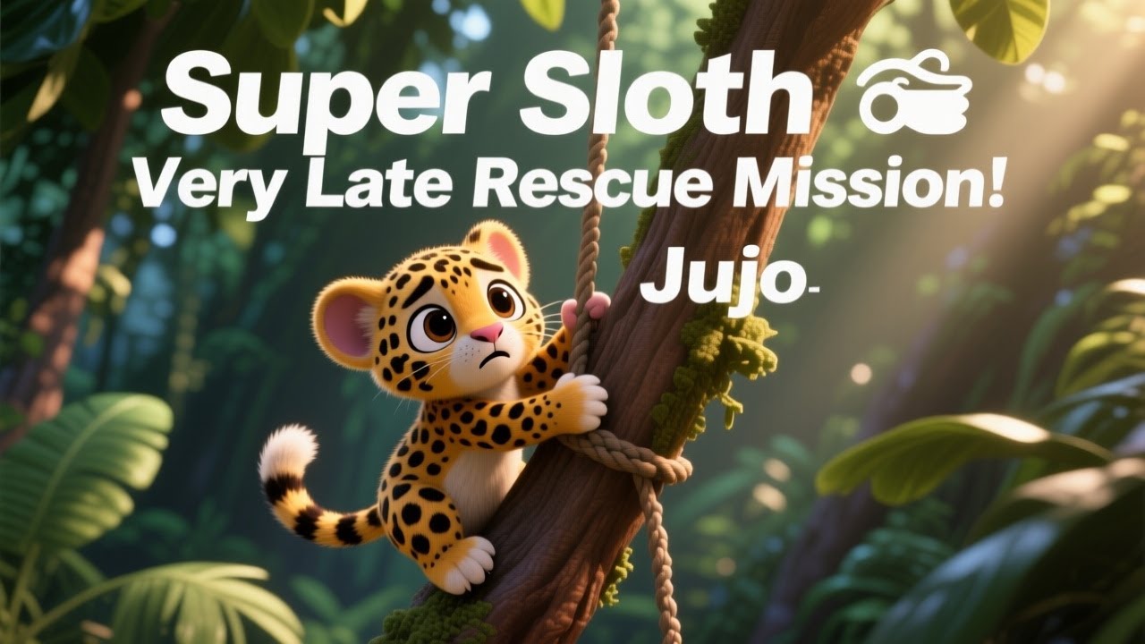 Kid Story Title "🦥 Super Sloth and the Very Late Rescue Mission" Book ...