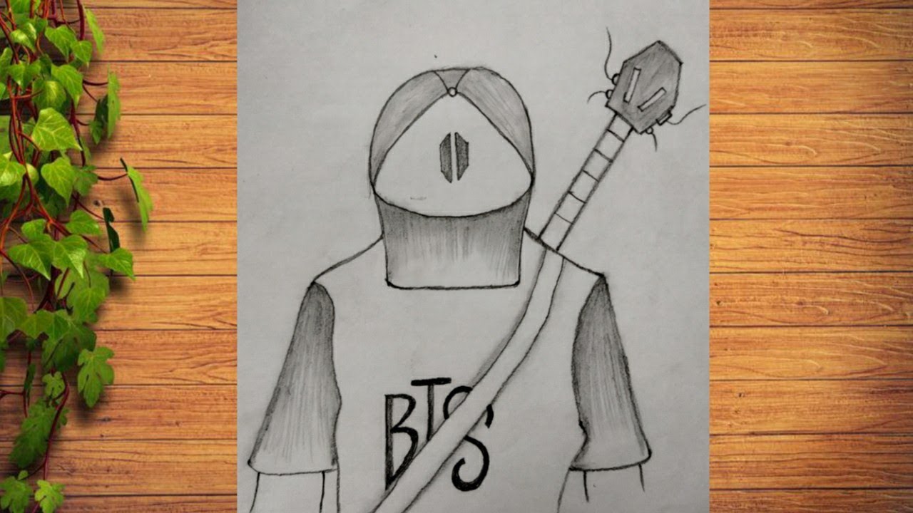 How to draw BTS drawing of a man in a hat @cizimhobimiz @JDHillberry1 ...