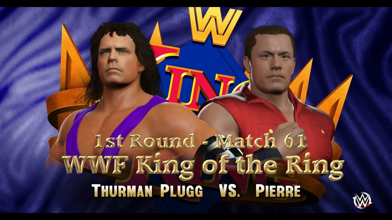 WWF KING OF THE RING: 1st Round | Match 61 | Bob Holly VS Pierre Carl ...