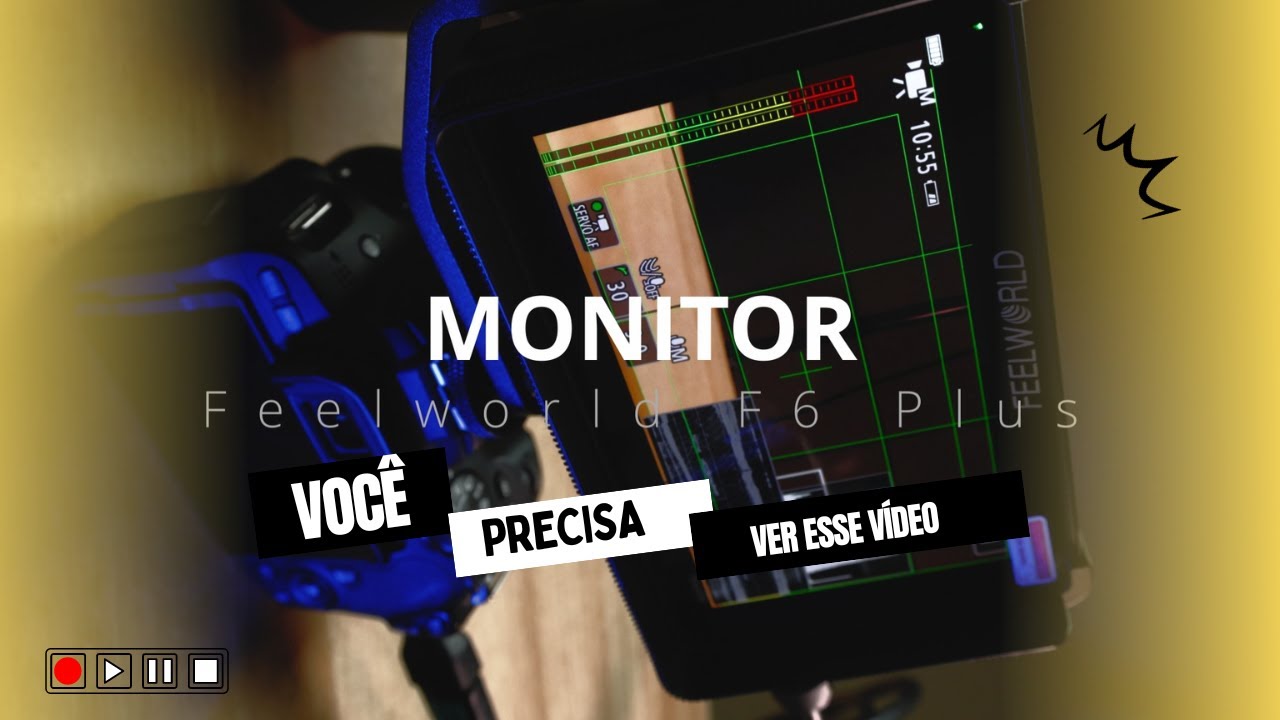 O Monitor Feelworld F6 Plus: a melhor opção em qualidade e preço - YouTube