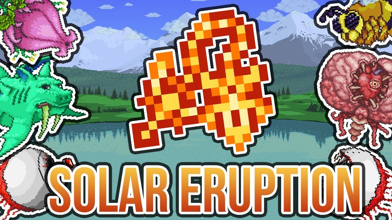 Terraria || Solar Eruption vs. All Expert Mode Bosses - YouTube