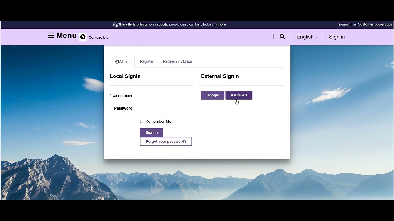 What types of authentication are supported in Power Pages - YouTube