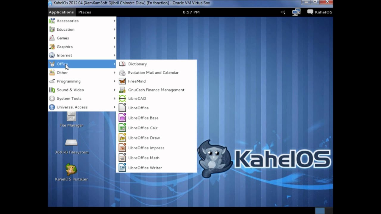 KahelOS 2012.04 Presentation ( Arch Linux Based Distribution ) - YouTube