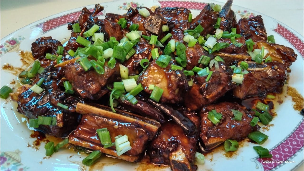 EASY RECIPE: BRAISED PORK RIBS with SHRIMP PASTE #easyrecipe # ...