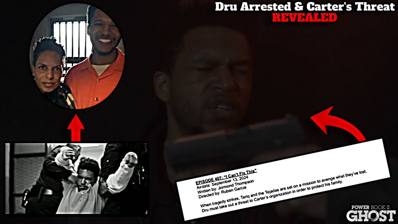 SPOILERS Dru Arrested & Jail Photo LEAKED | Power Book 2 Ghost Season 4 ...