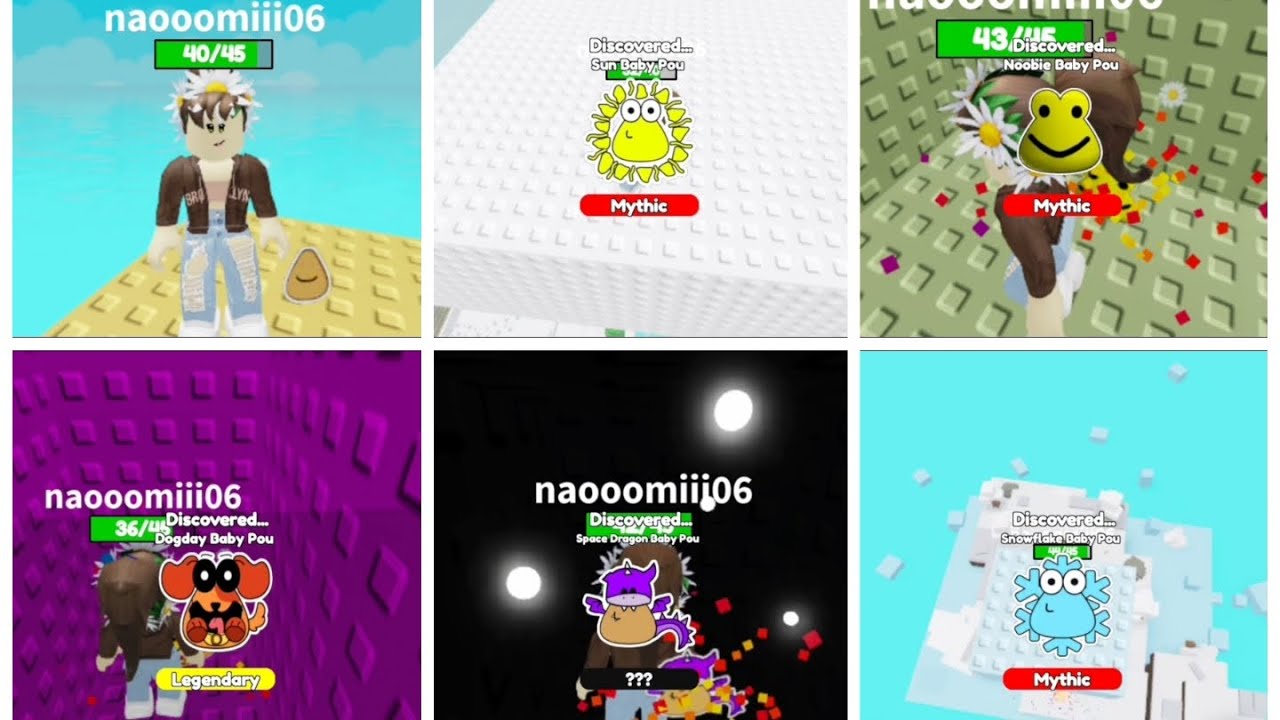 All 45 Baby Pous | Find the Baby Pous | Roblox - YouTube